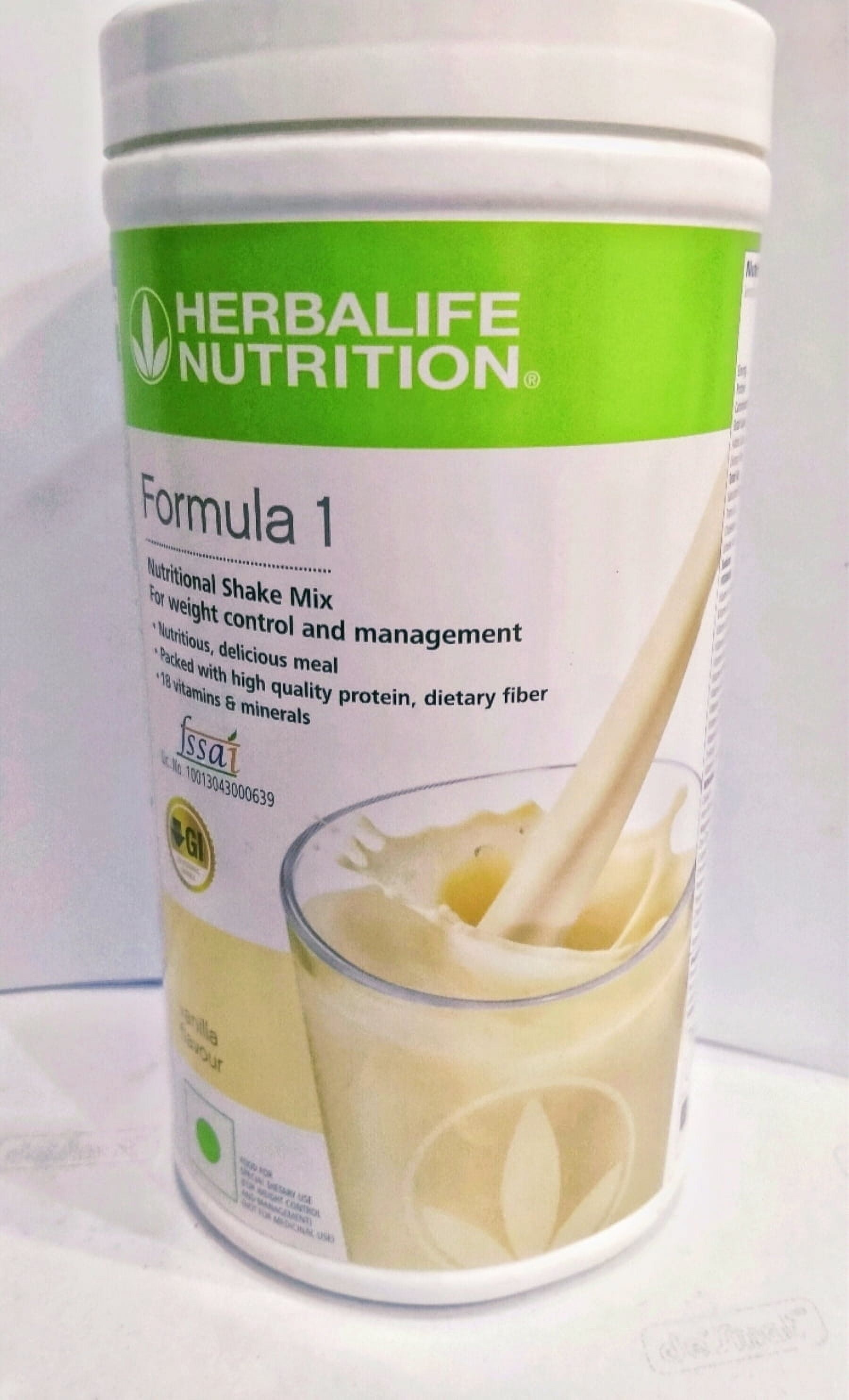 Herbalife Formula 1 Nutritional Shake Mix, Vanilla Flavor, 500g ...