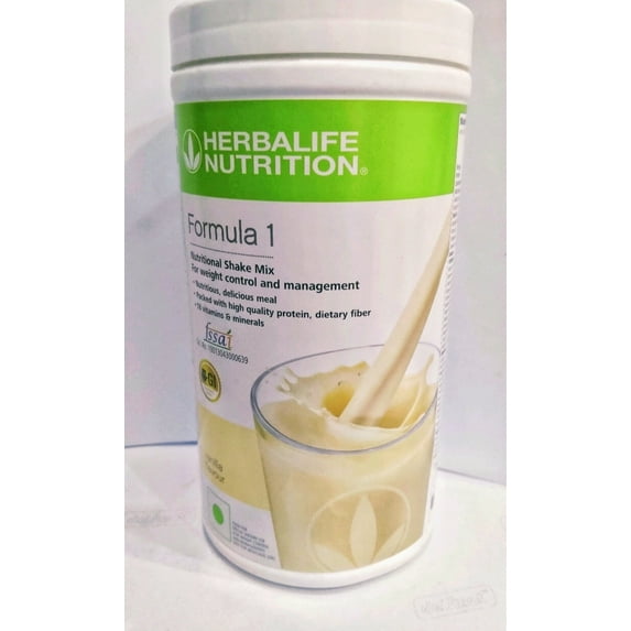 Herbalife Formula 1 Nutritional Shake Mix, Vanilla Flavor, 500g ...