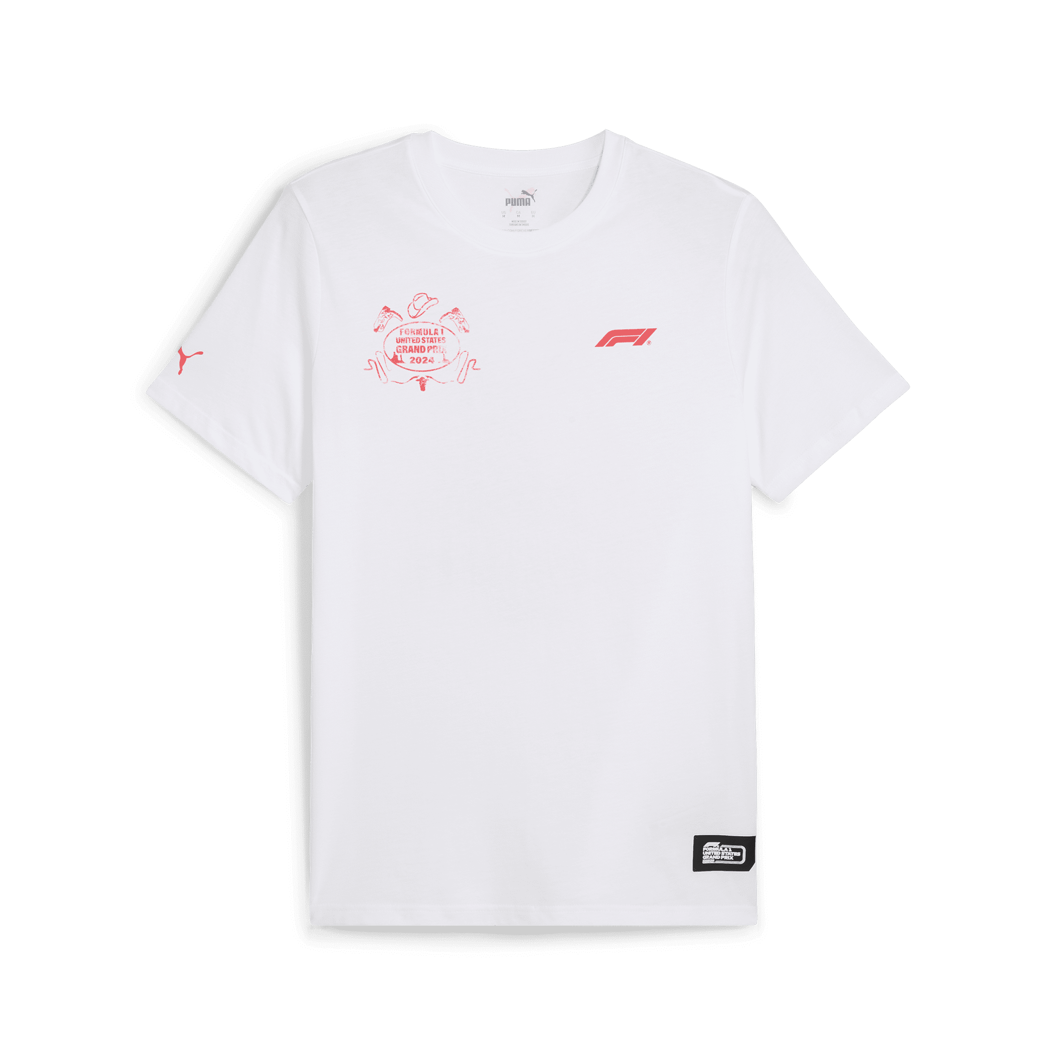 Formula 1 Tech Collection Puma F1 Austin GP Men's T-Shirt- White ...