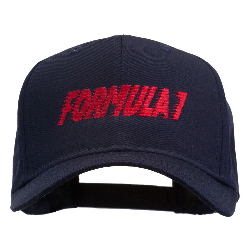 Formula 1 for Racing Cars Embroidered Cap - Navy OSFM - Walmart.com