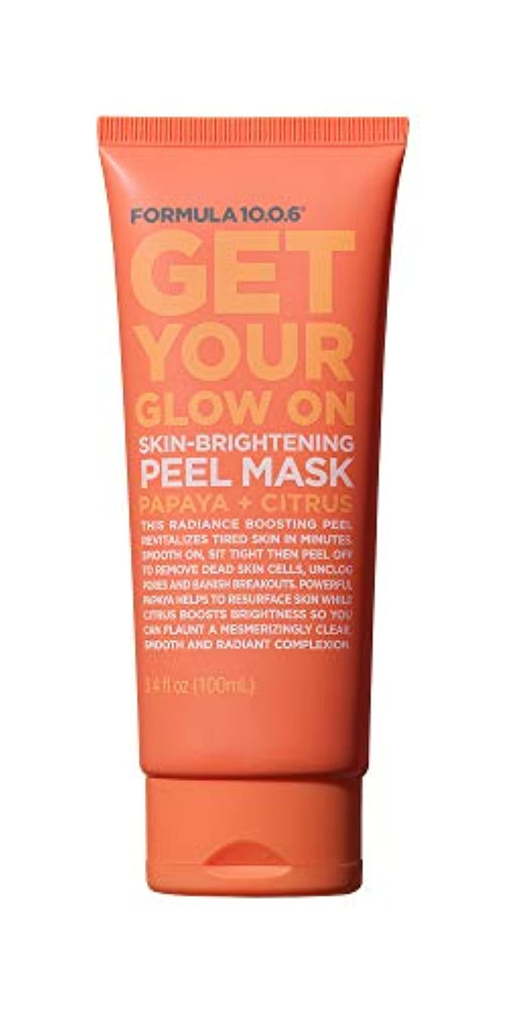 FORMULA 10.0.6 Get Your Glow On Peel Mask, Skin-Brightening, Papaya ...