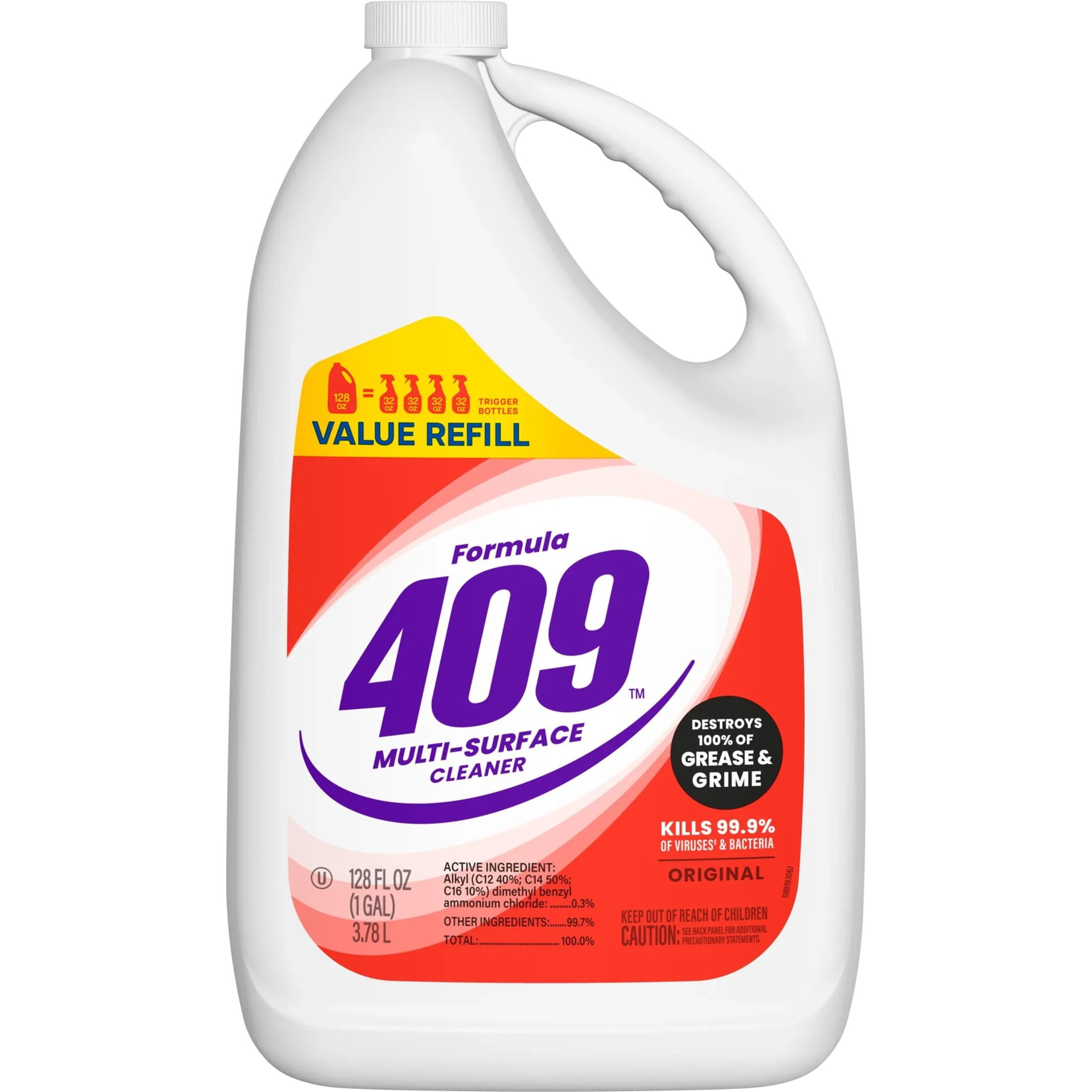 Formula 409 Multi-Surface Cleaner Refill, Original, 128 fl oz - Walmart.com