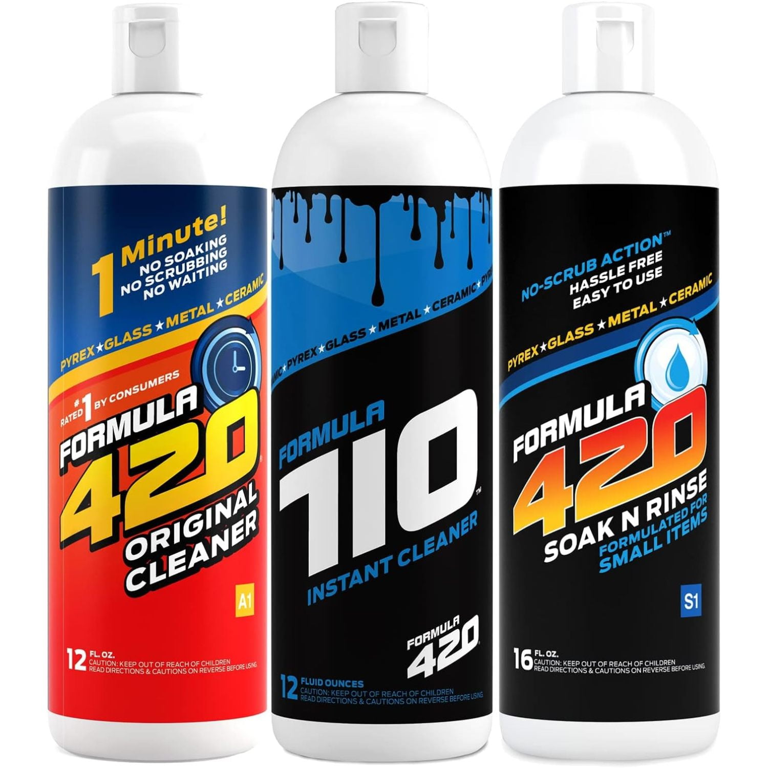 Formula 420 Bundle Pack : 1 Bottle Glass Metal Ceramic Pipe Original ...