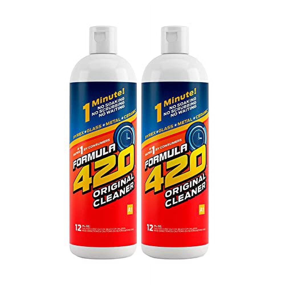 Formula 420 Cleaner - Pyrex, Glass, Metal and Ceramic - 12 Oz. Bottles ...