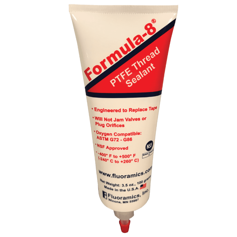 Formula 8 PTFE Paste Thread Sealant 100 g. Tube Gas Liquid and Vacuum ...