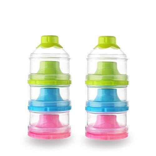 Formula Dispenser, Non-Spill Stackable Formula Dispenser On The Go,Kids ...