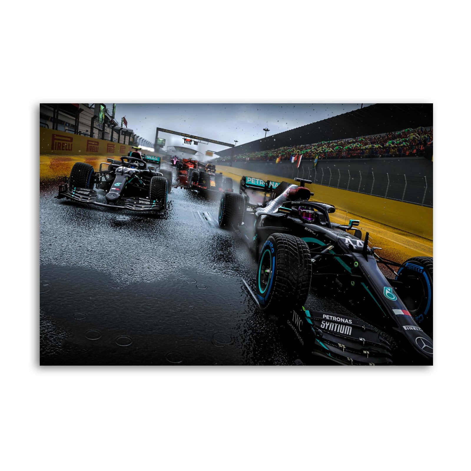 Formula F1 GT Racing Car Print Photo Art Painting Canvas Poster Home ...