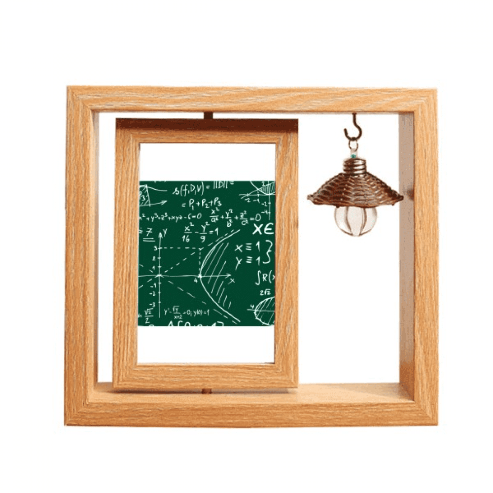 Formula Function Area Aggregation Wooden Rotating Picture Photo Frame ...