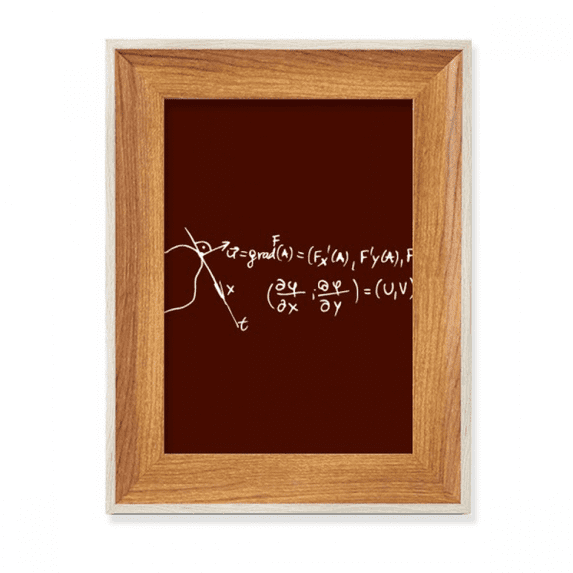 Formula Function Coordinate Location Desktop Wooden Photo Frame Display ...