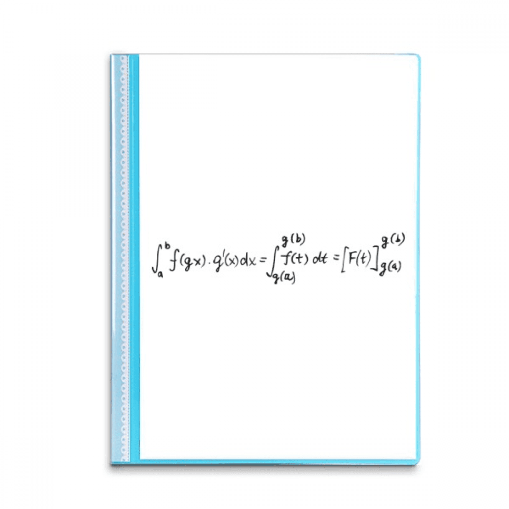 Formula Function Summation Calculus Book Sheet Protectors Portfolio Binder Folder