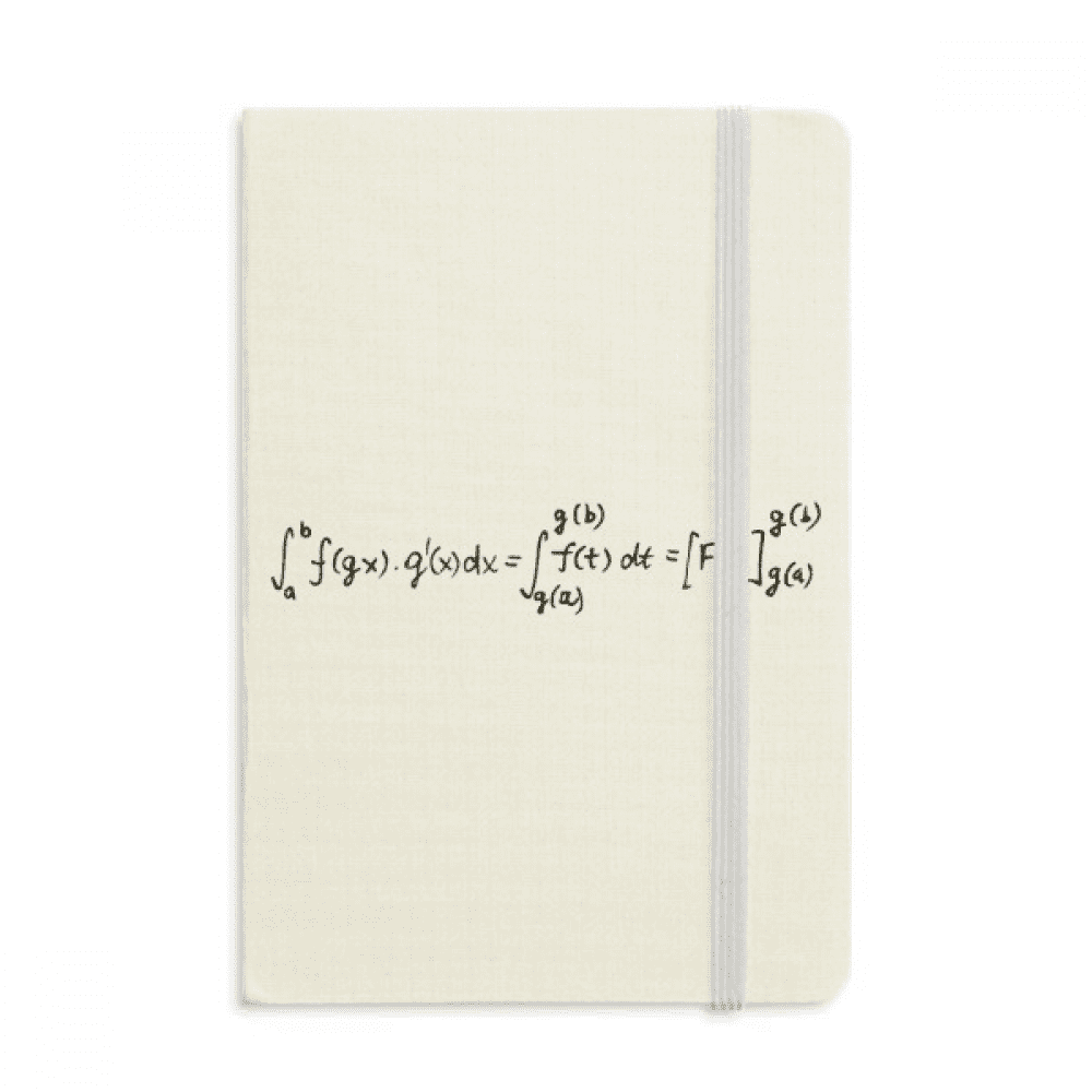 Formula Function Summation Calculus Notebook Official Fabric Hard Cover Classic Journal Diary ...