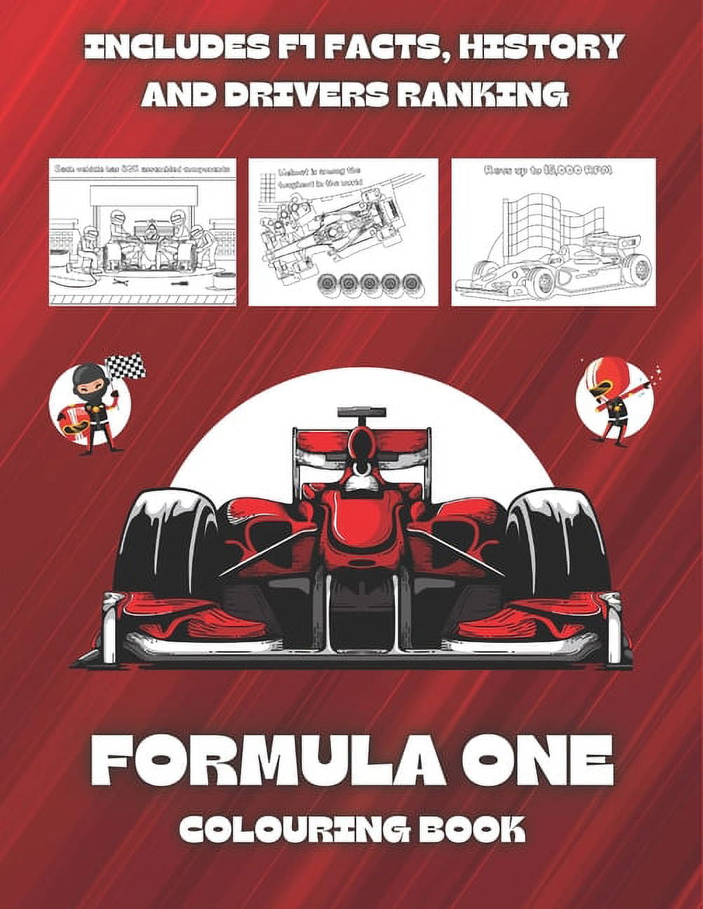Ferrari F1 Coloring Pages