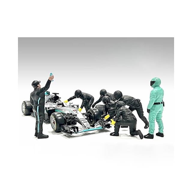 Formula One F1 Pit Crew 7 Team Release III for 1 by 18 Scale Models ...