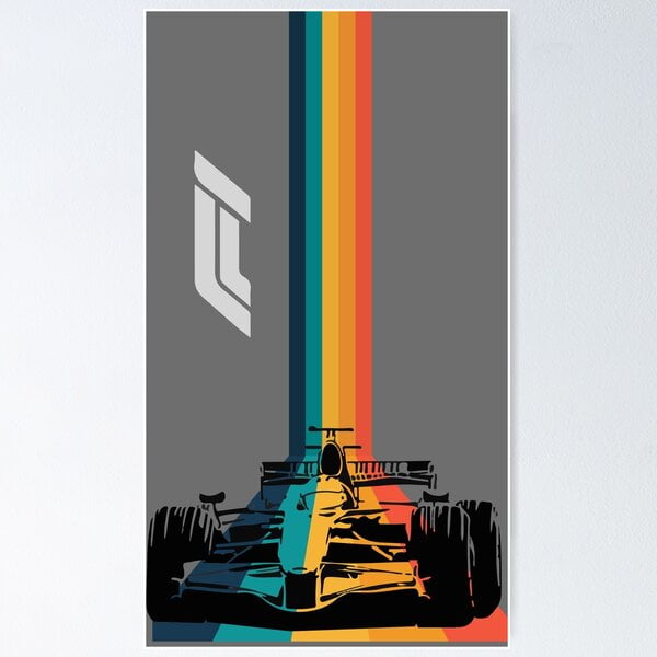 Formula One Retro Revival - F1 Retro Style_2024 Poster Wall Art, Modern ...