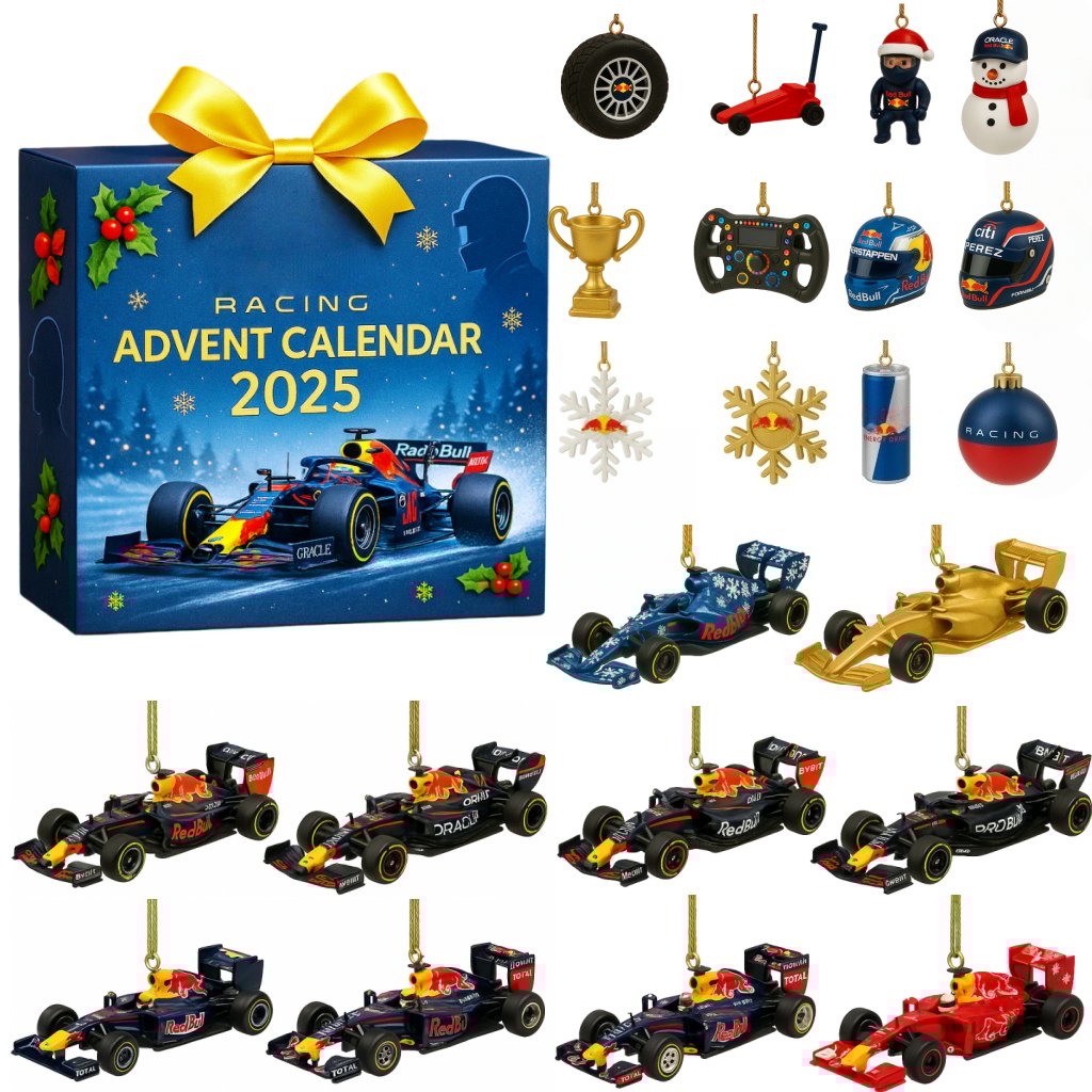 Formula Racing Advent Calendar 2025, 24 Die-cast Grand Prix Cars with ...