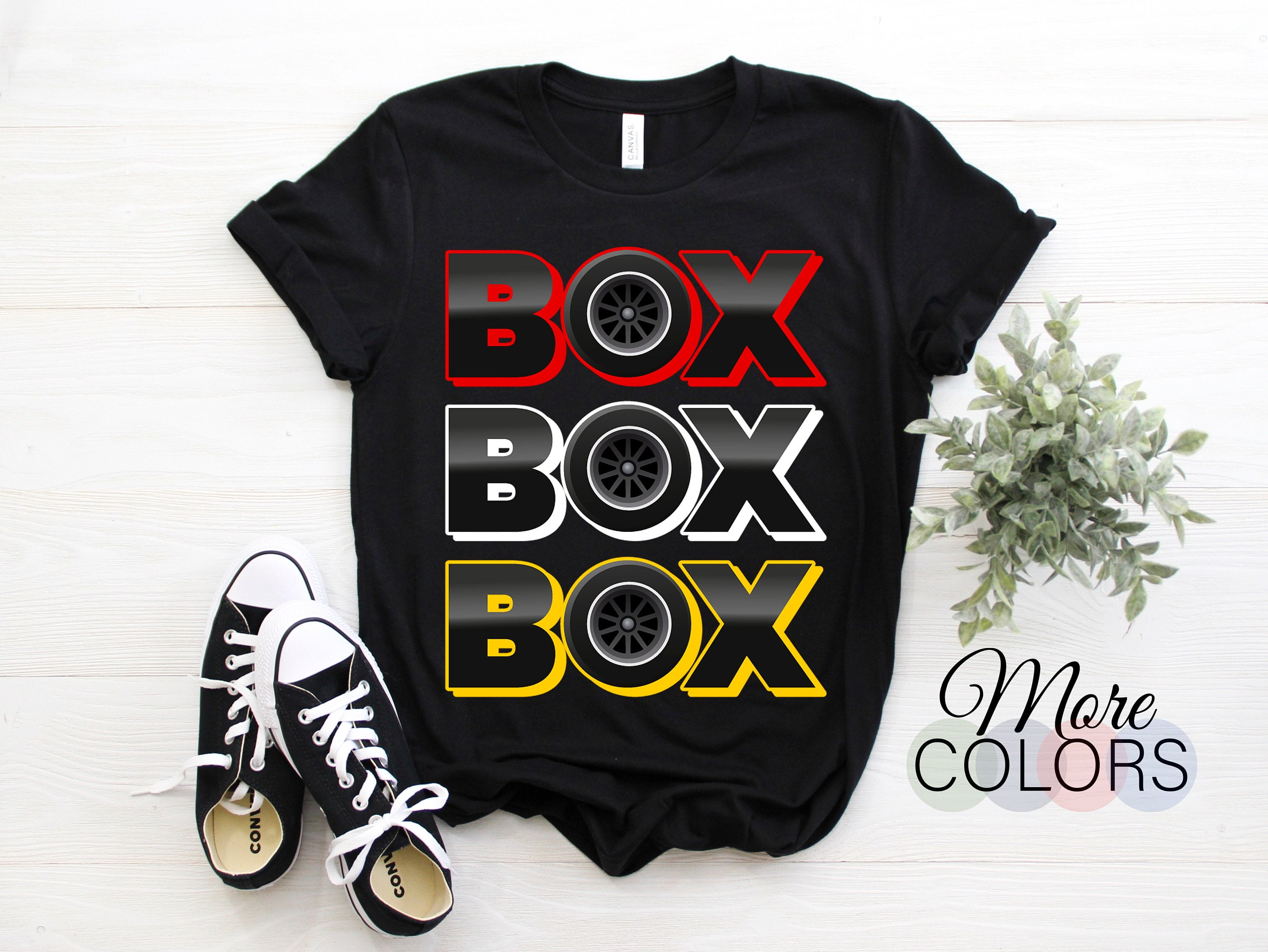 Formula Racing Box Box Box Race Car Fan To Pit Box T-Shirt, Auto Sports ...