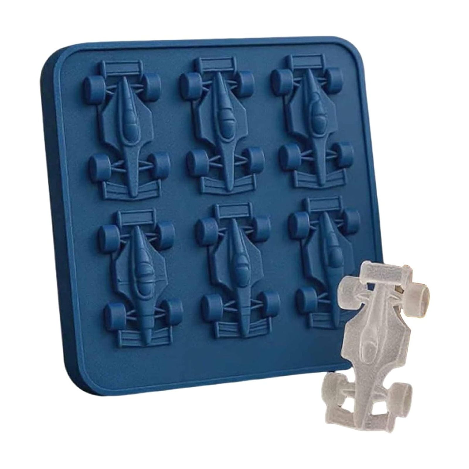 Formula Racing Car Silicone 6 Cavity 3D Theme Tray DIY Baking Tool For ...