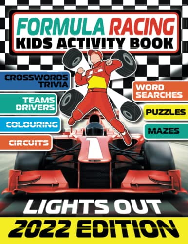 Pre-Owned Formula Racing Kids Activity Book: Motor Racing Trivia ...