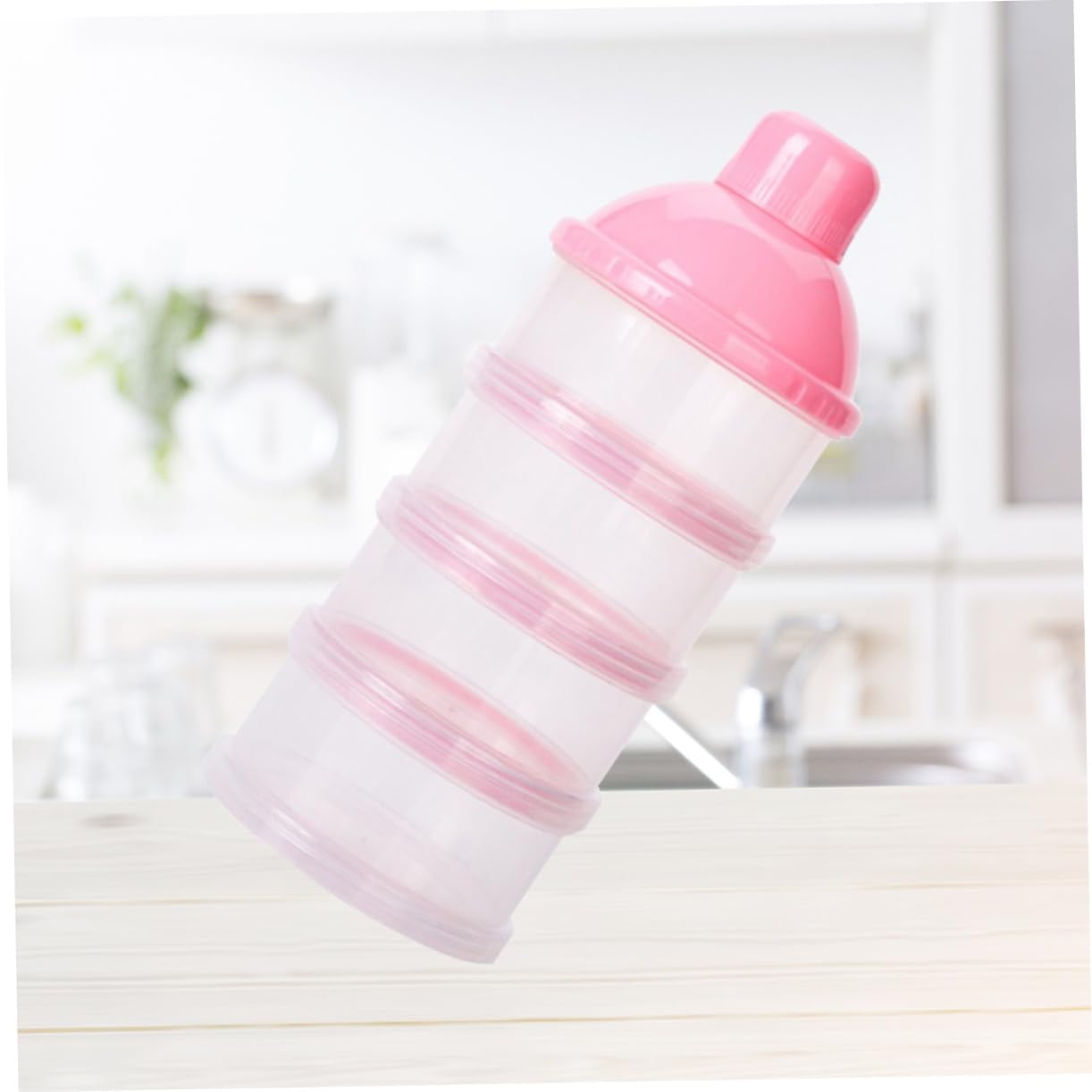 Formula Travel Container, 4 Layers Dispenser for Feeding, Portable Milk ...