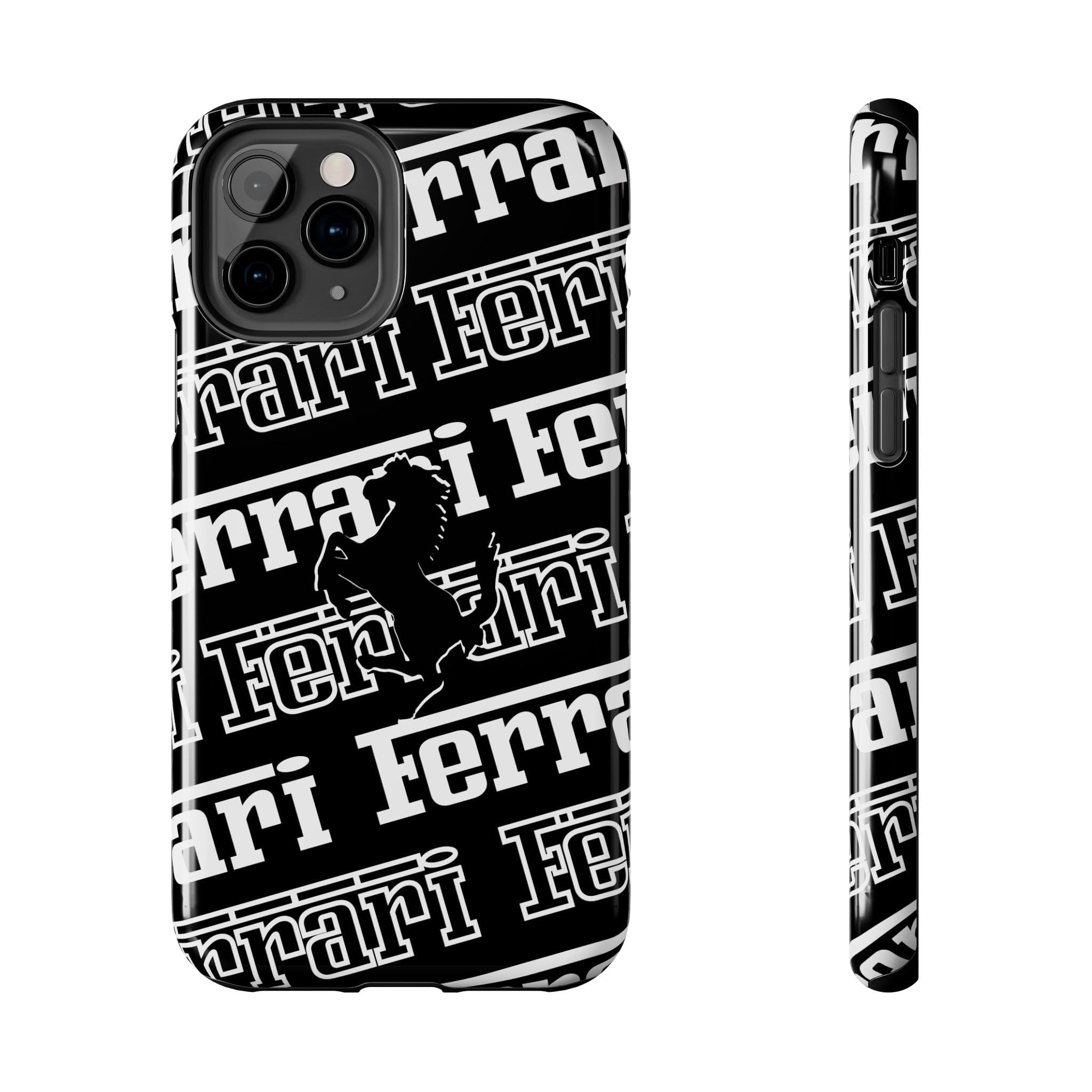 Formula racing red team black and white Tough Phone Case - iPhone 11 ...