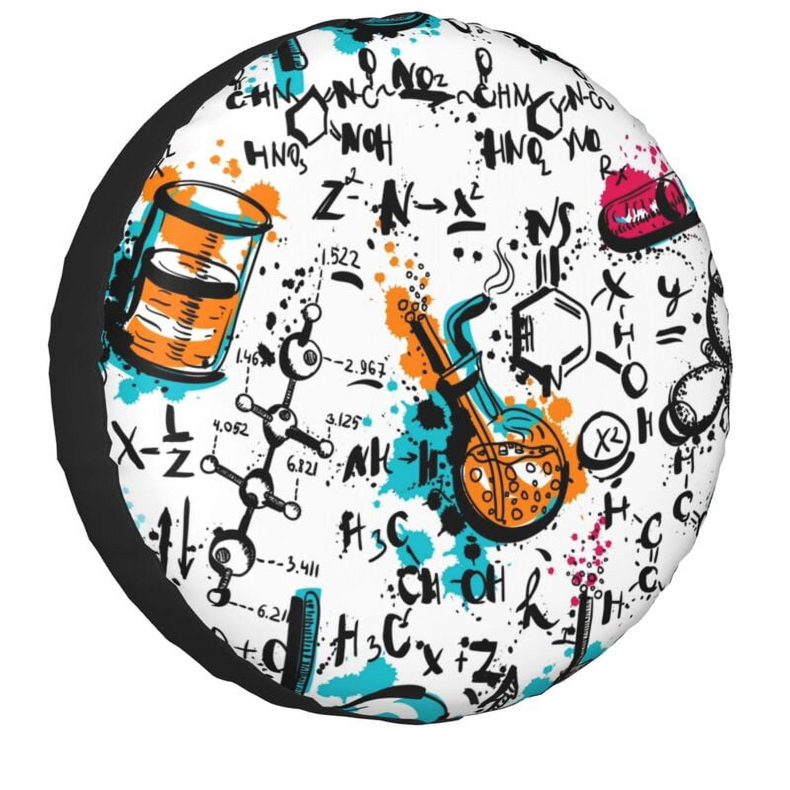 Formulas Physics Chemistry Tire Cover 4WD 4x4 RV Science Spare Wheel ...