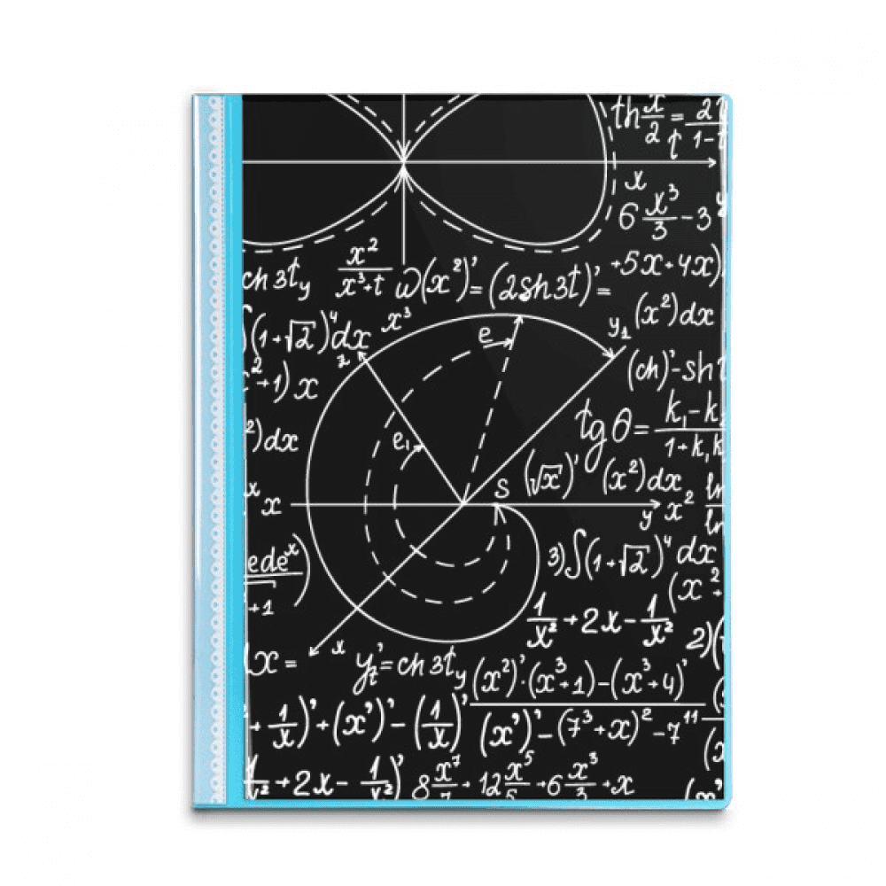 Formulas Science Calculus Stick Figure Book Sheet Protectors Portfolio ...