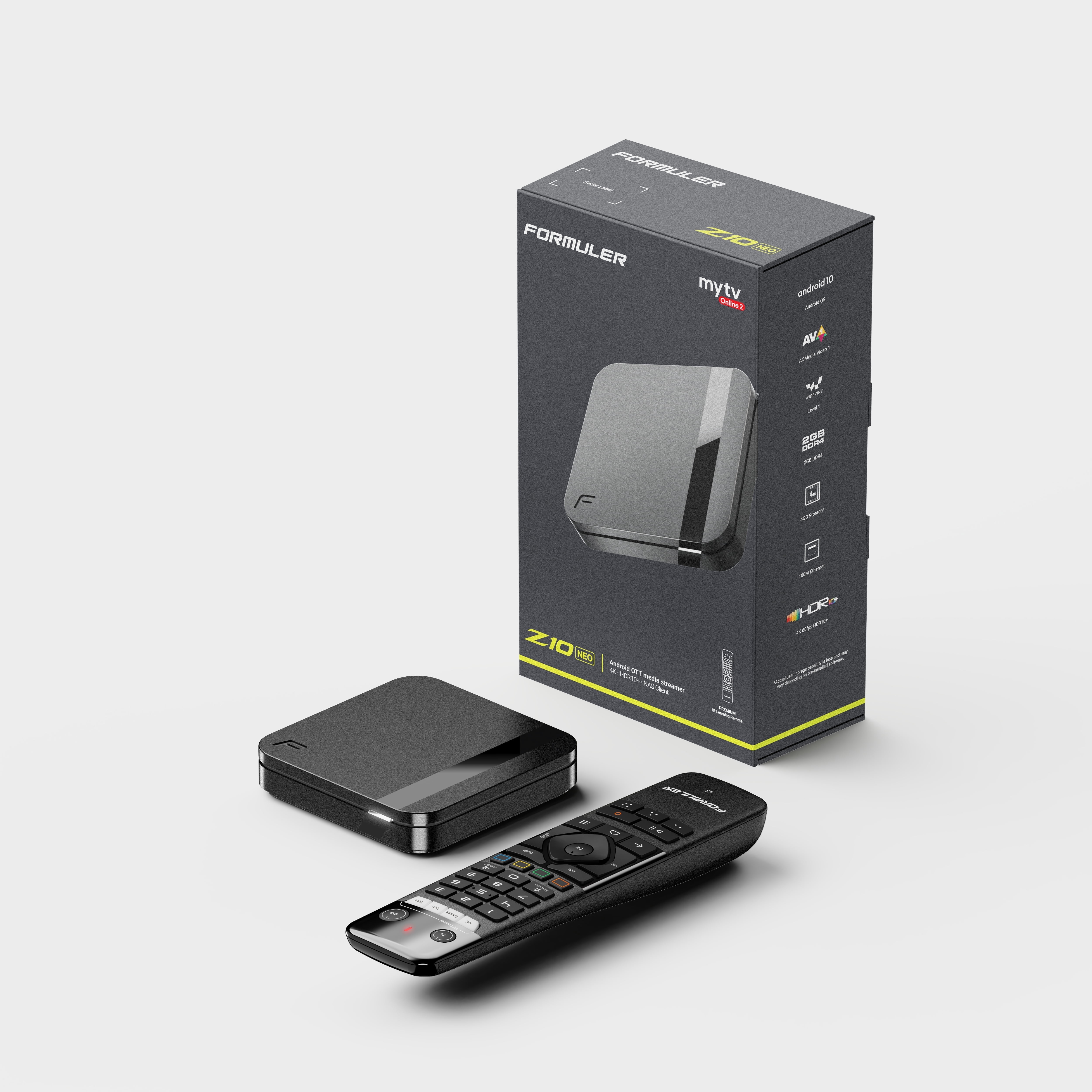 Formuler Z10 NEO 4K Android 10 Media Player 2GB DDR4 Ram - Walmart.com