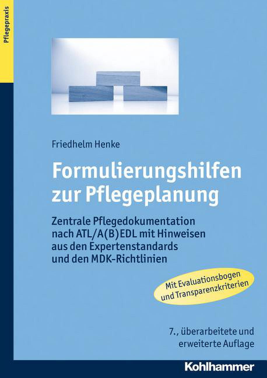 Formulierungshilfen Zur Pflegeplanung: Zentrale Pflegedokumentation ...