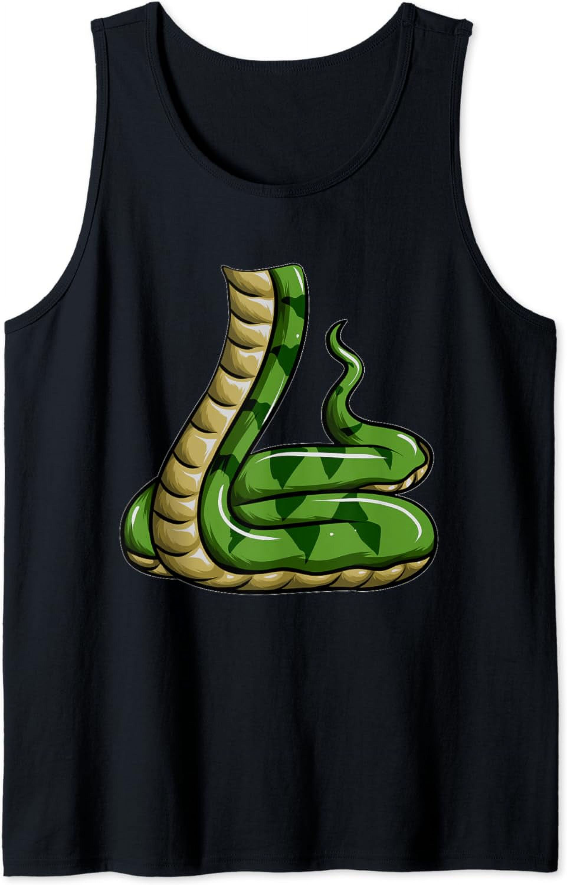 Formwork Head Schange Tongue Reptielia Snake Body Tank Top - Walmart.com