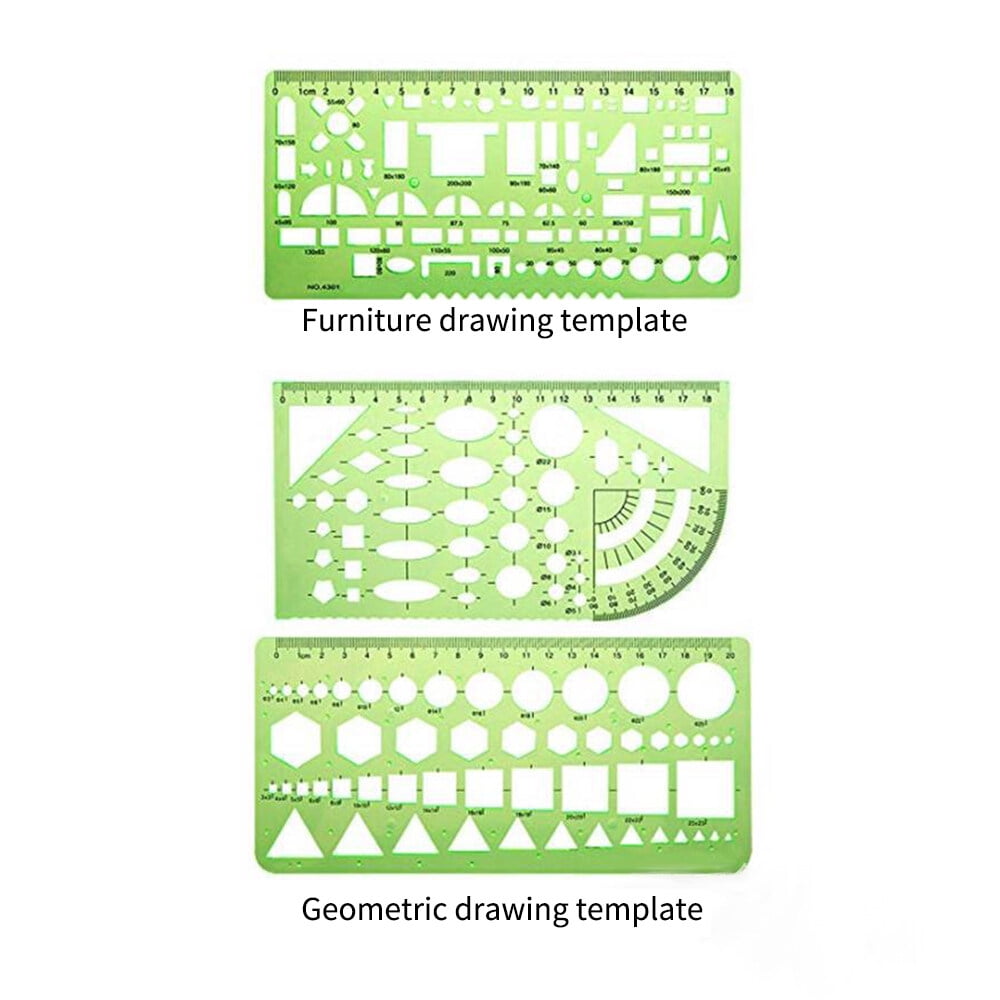 Formwork scale,6 Pieces Templates Pieces Templates Office Templates ...