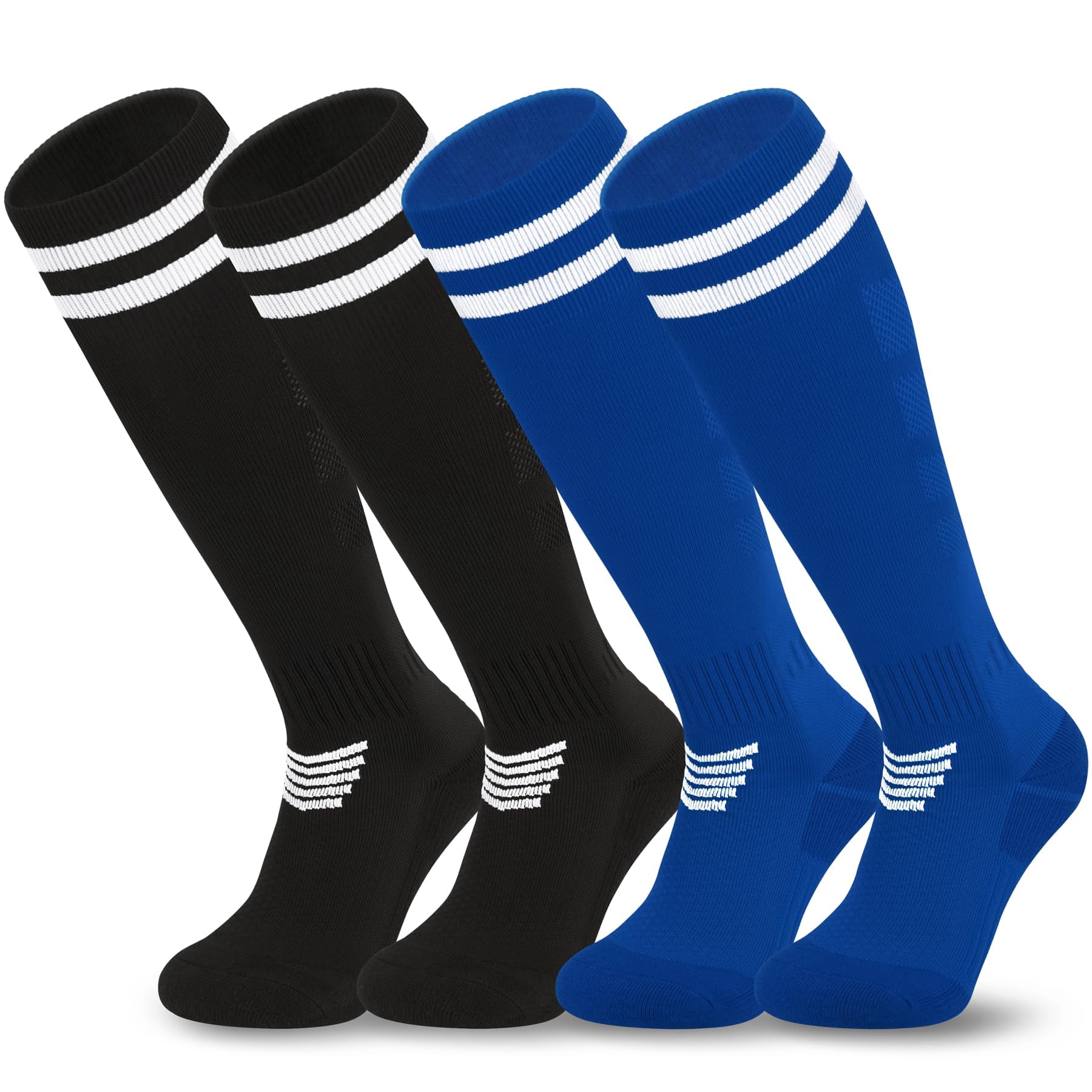 Formypet Youth & Adult Athletic Soccer Socks, Performance Knee High ...