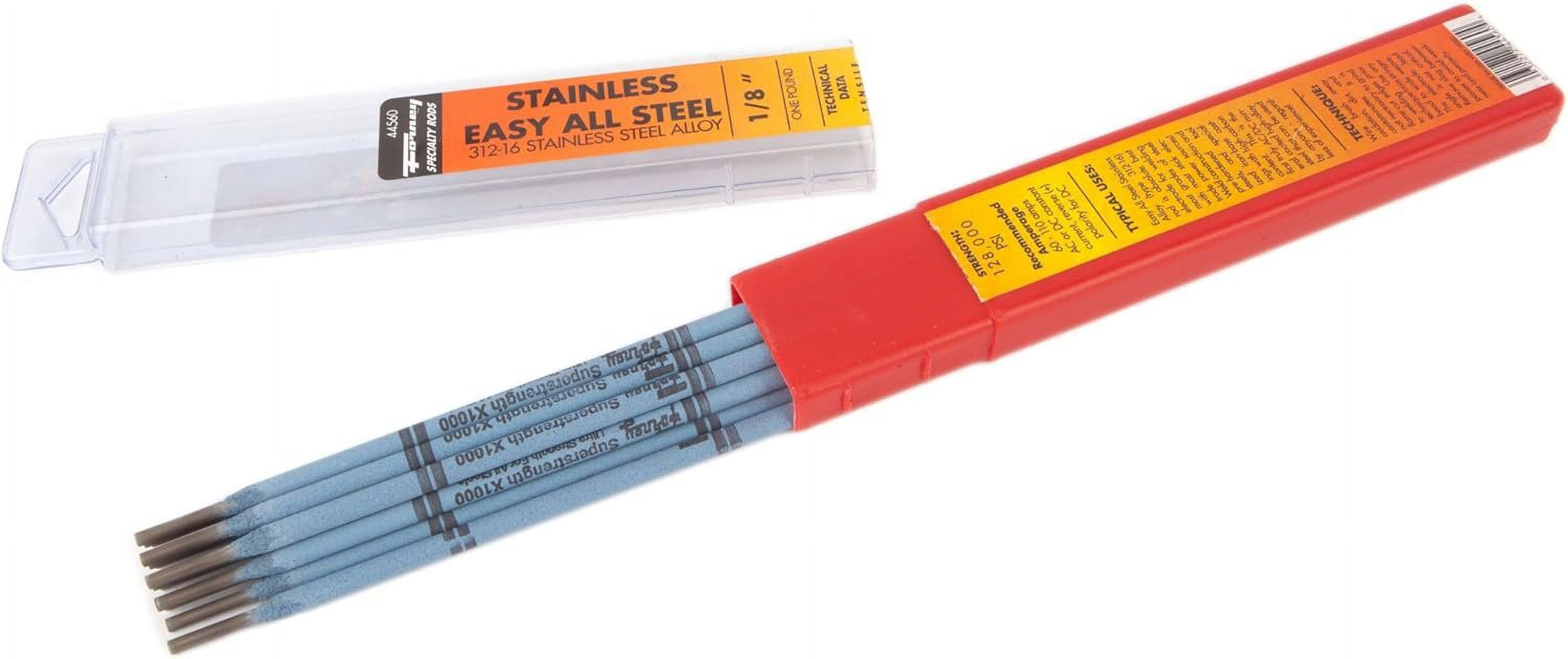 Forney 44560 Stainless Steel Specialty Rod, 1/8-Inch, 1-Pound - Walmart.com