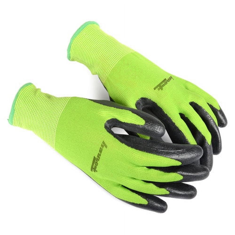Forney 53222 Nitrile Dipped Seamless Knit Premium Mens Gloves Medium ...