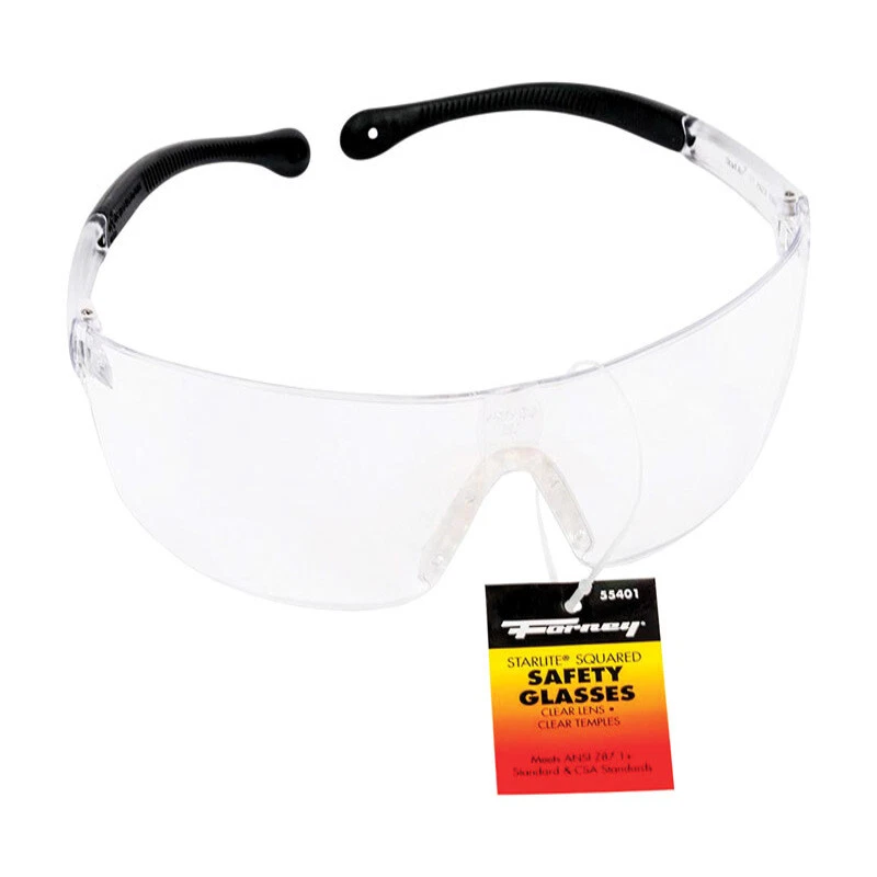 Forney 55401 Clear Lens Compact Stylish Safety Glasses - Walmart.com