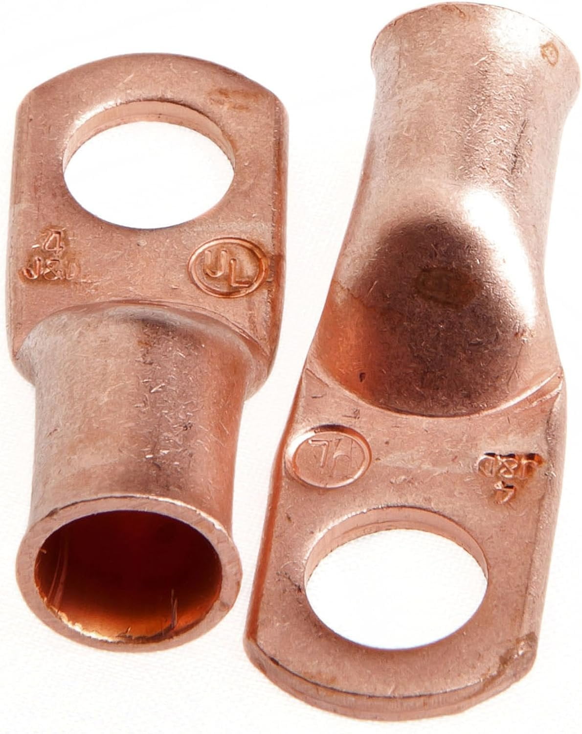 Forney 60092 Copper Cable Lugs, Number 4 Cable with 5/16-Inch Stud Size ...