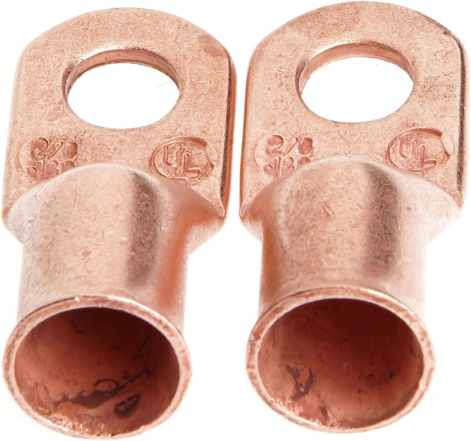 Forney 60098 Copper Cable Lugs, Number 2/0 Cable with 3/8-Inch Stud ...