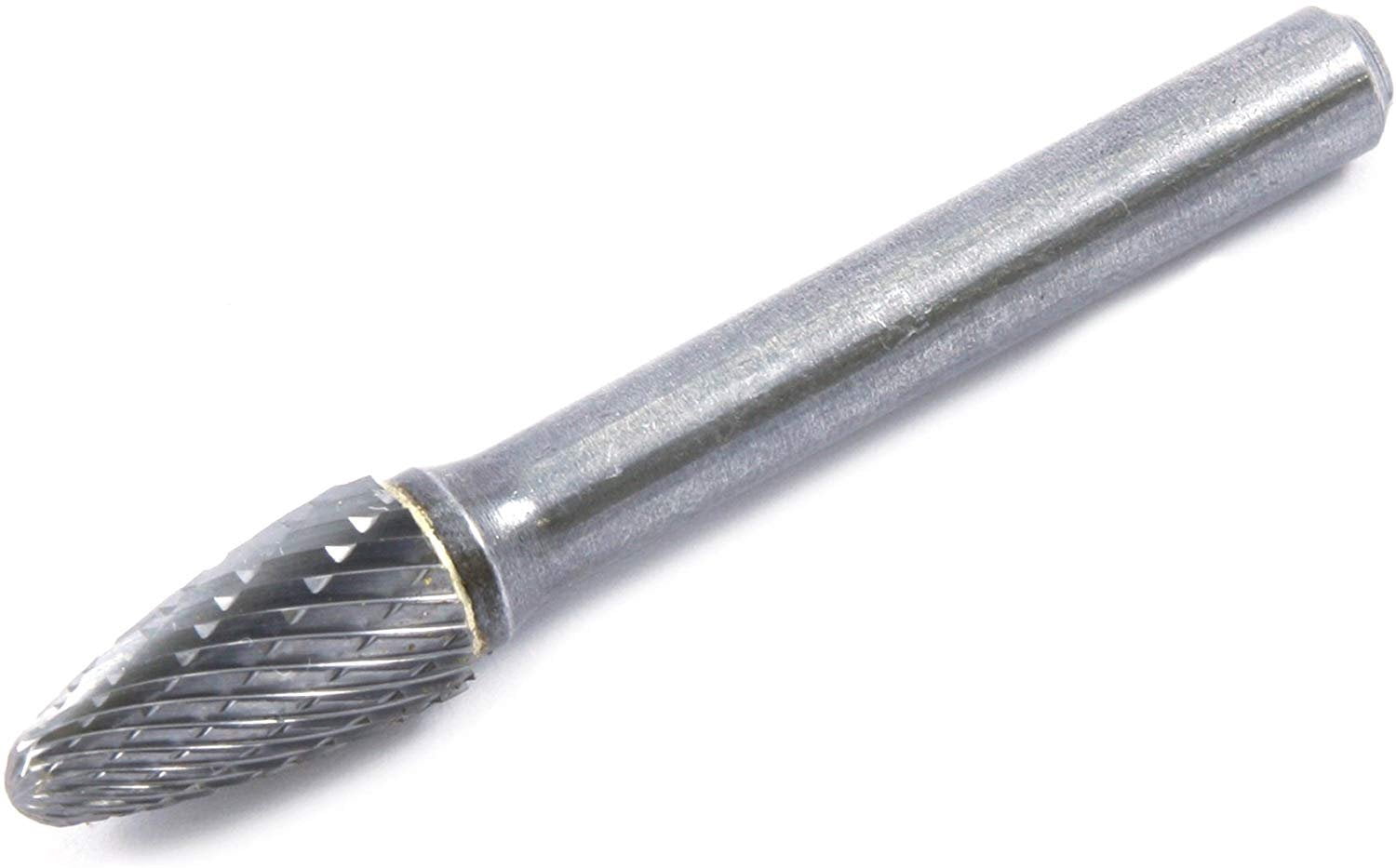 Forney 60125 Tungsten Carbide Burr with 1/4-Inch Shank, Tree Radius, 3/ ...