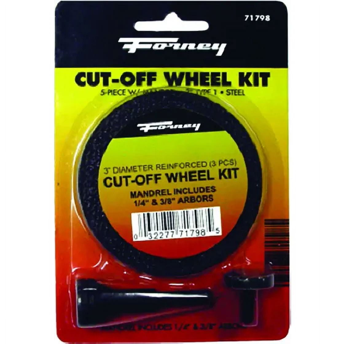 Forney 71798 3 Inch Cut-Off Wheel Kit, Each - Walmart.com
