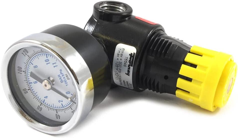 Forney 75546 Air Line Mini-Regulator with 1/4-Inch Female NPT Ports ...