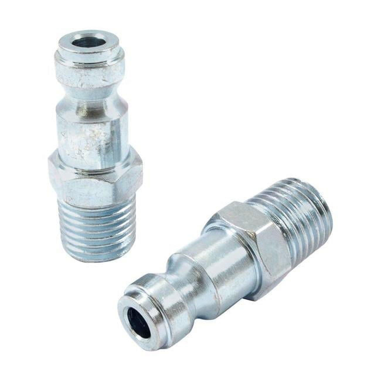Forney 75590 Tru-Flate Compatible Air Fitting Plug, 1/4" x 1/4" Male NPT - Walmart.com