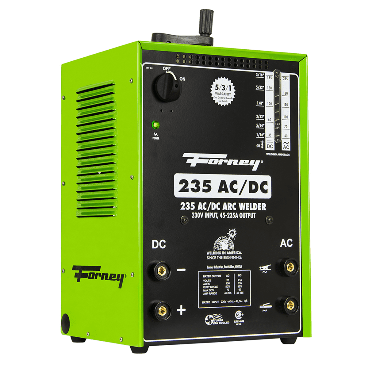 Forney Industries 314 235 AC/DC Stick Welder - Walmart.com