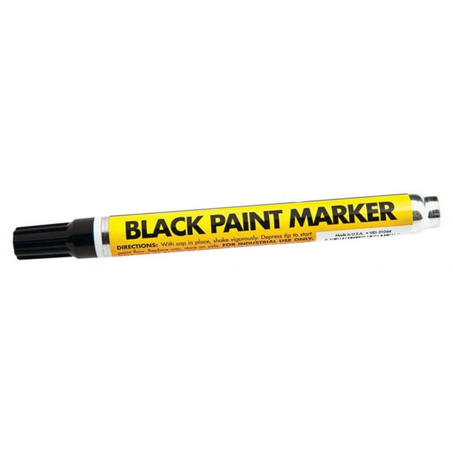 Forney Industries 70819 Oil Based Paint Marker, Black, Xylene, Ethyl ...