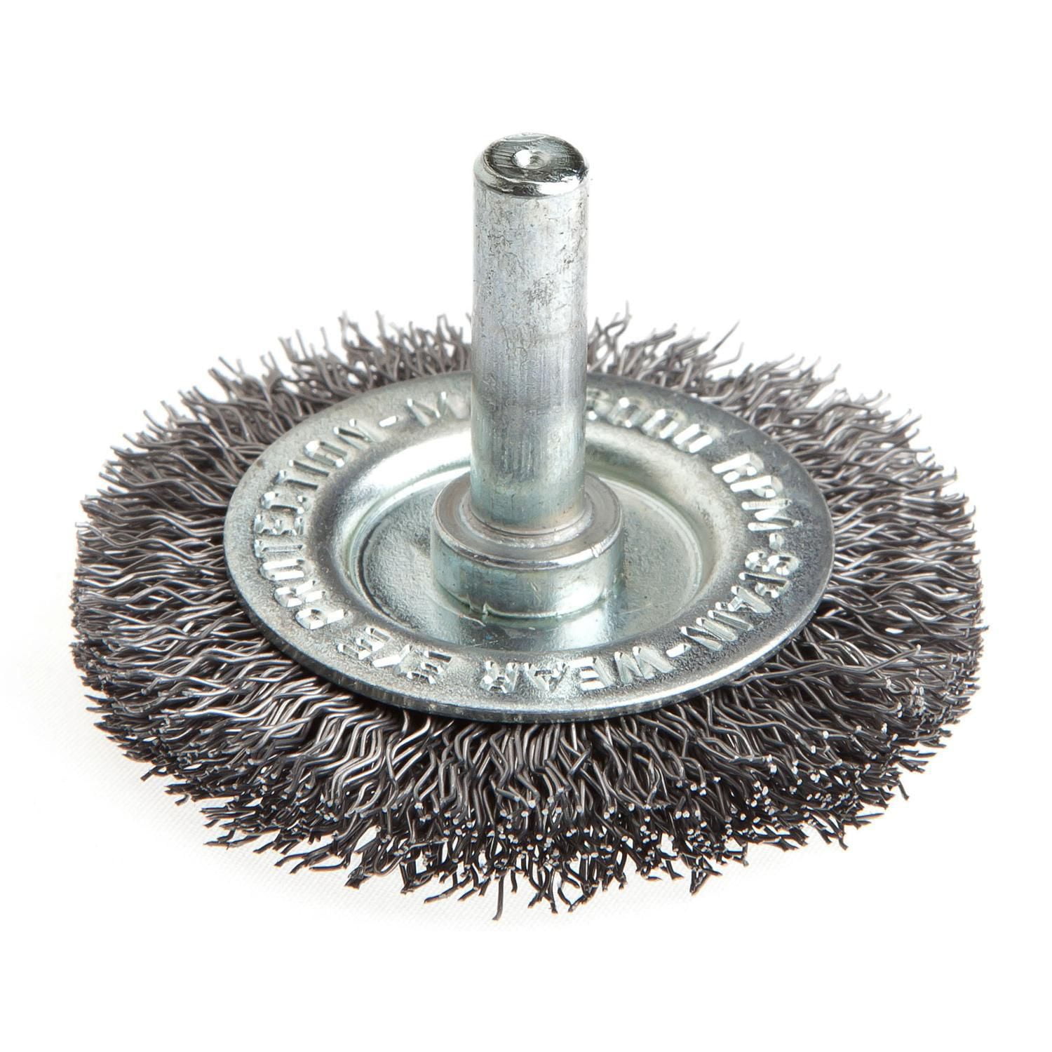 Forney Industries Command PRO Wire Wheel Crimped, 2 in x .014 in x 1/4 ...