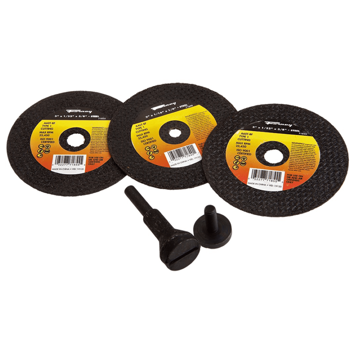 Forney Industries Cut-Off Wheel Kit, 3 in, 5-Pieces - Walmart Business ...