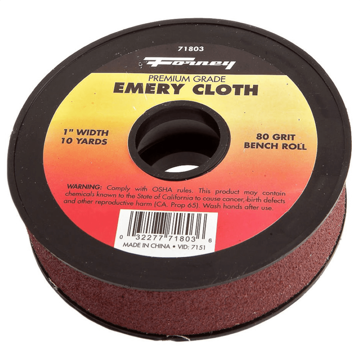 Forney Industries Emery Cloth Bench Roll, 80 Grit - Walmart.com