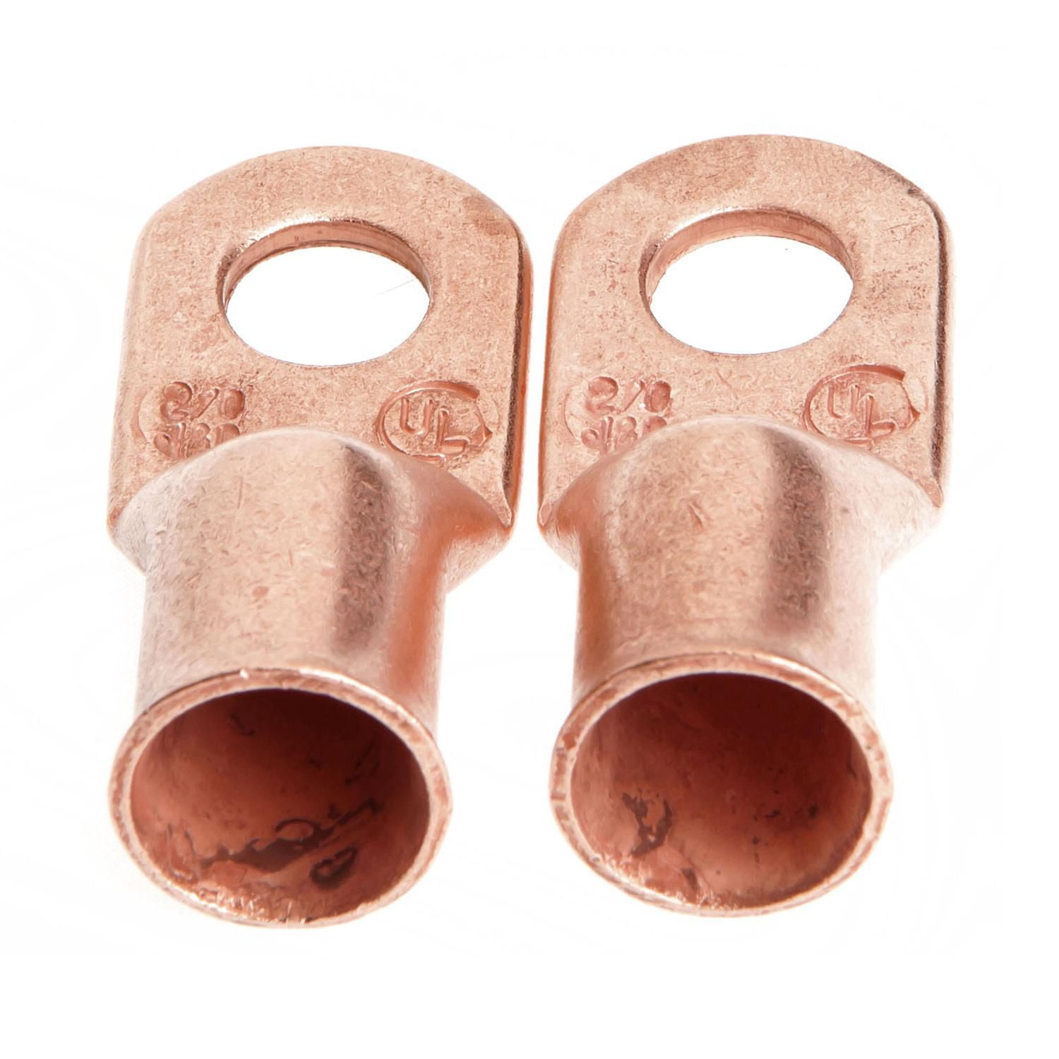 Forney Industries Lug Copper Cable Connector 60098 - No. 2-0 x 0.38 ...