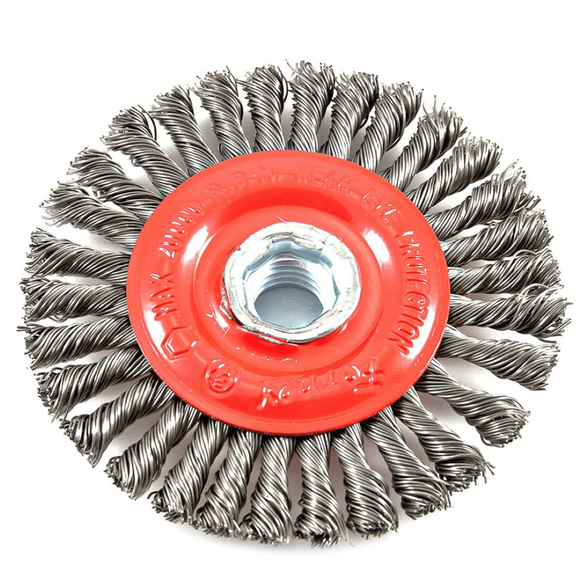 Forney Industries Wire Wheel, Stringer Bead, 4 in x .020 in x 5/8 in-11 ...