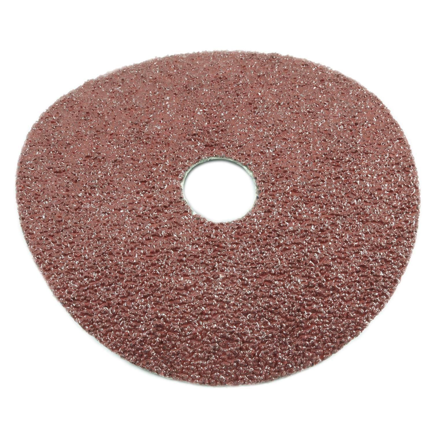 Forney Industries Resin Fibre Sanding Disc, Aluminum Oxide, 5 in x 7/8 ...