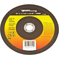 Forney Type 1 Cut-Off Wheel 6" CUTOFF, Each - Walmart.com