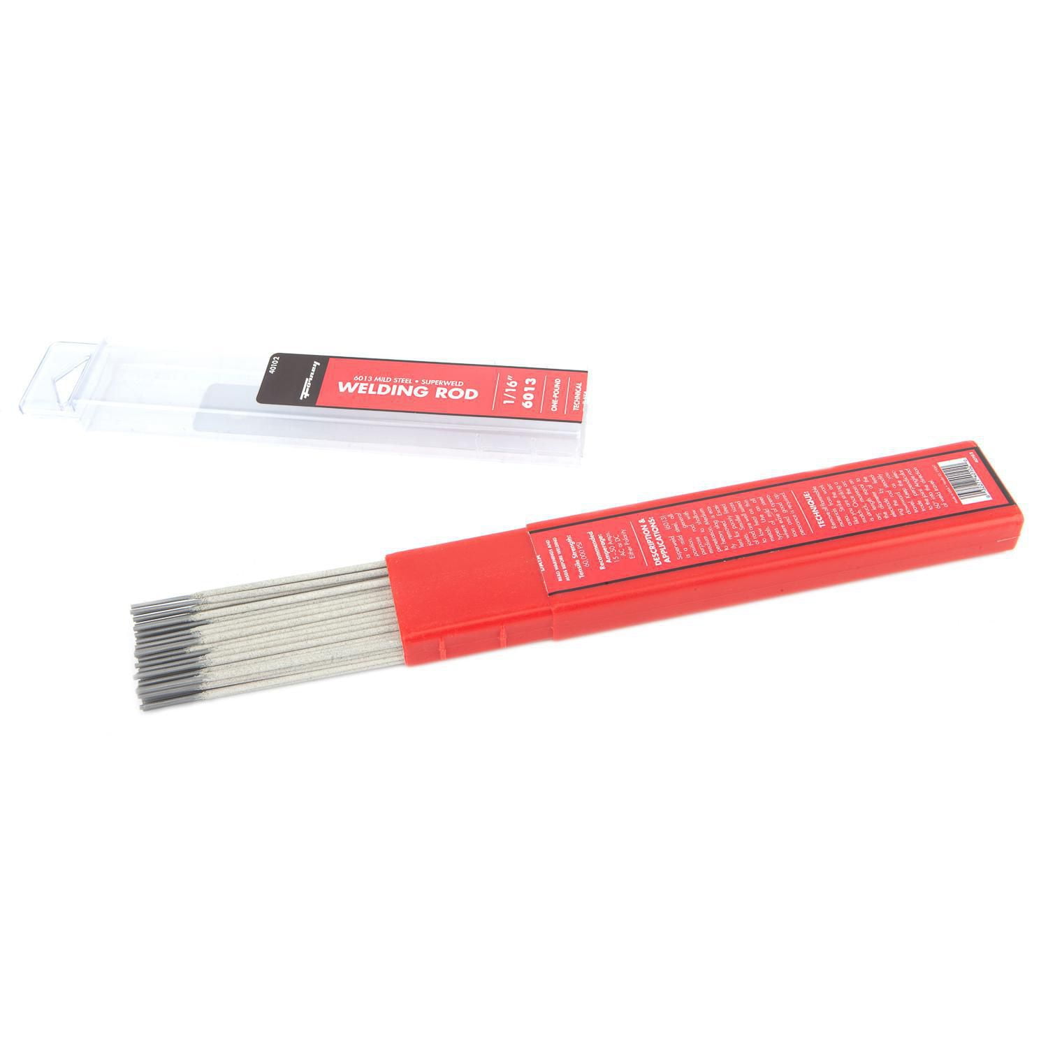 Forney Welding Rod - 1/16", Type 6013, prem. mild steel ARC welding ...